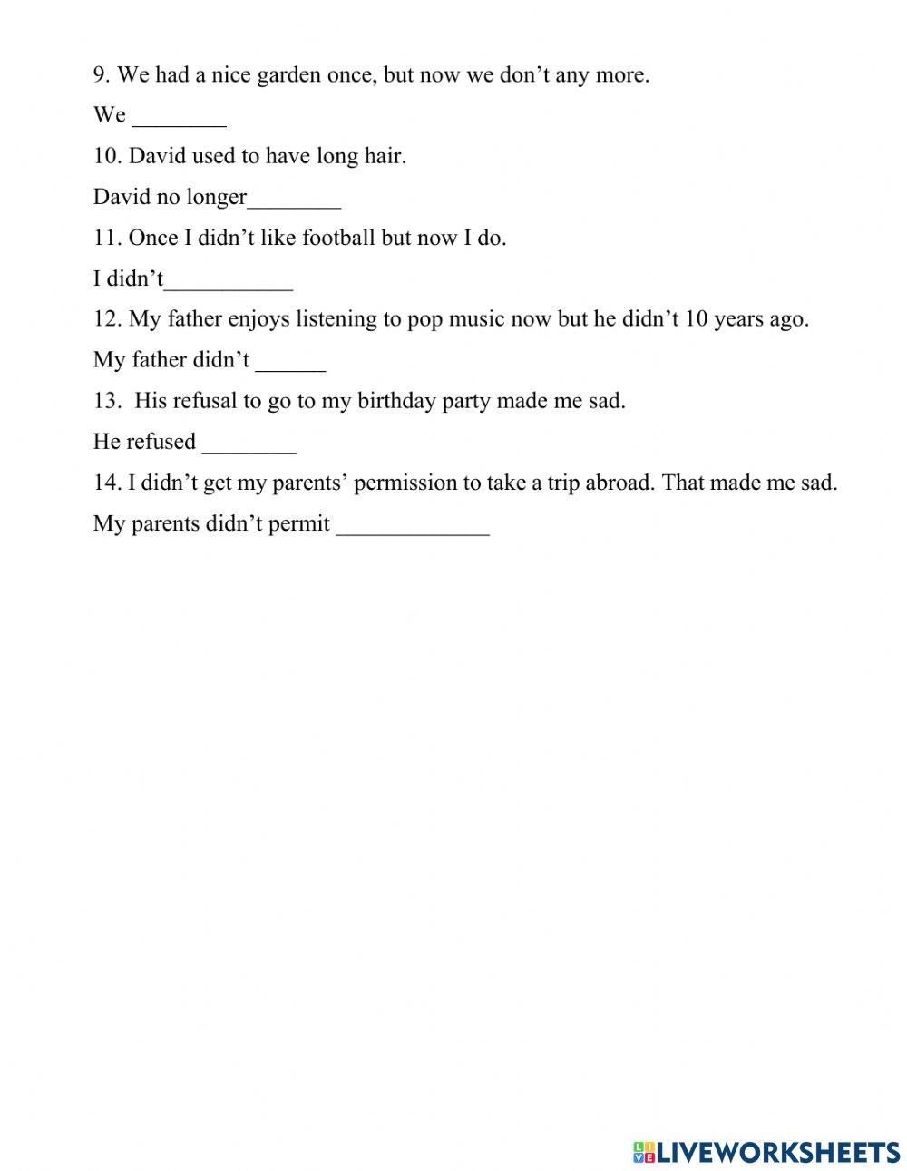 English 10 online pdf worksheet | Live Worksheets