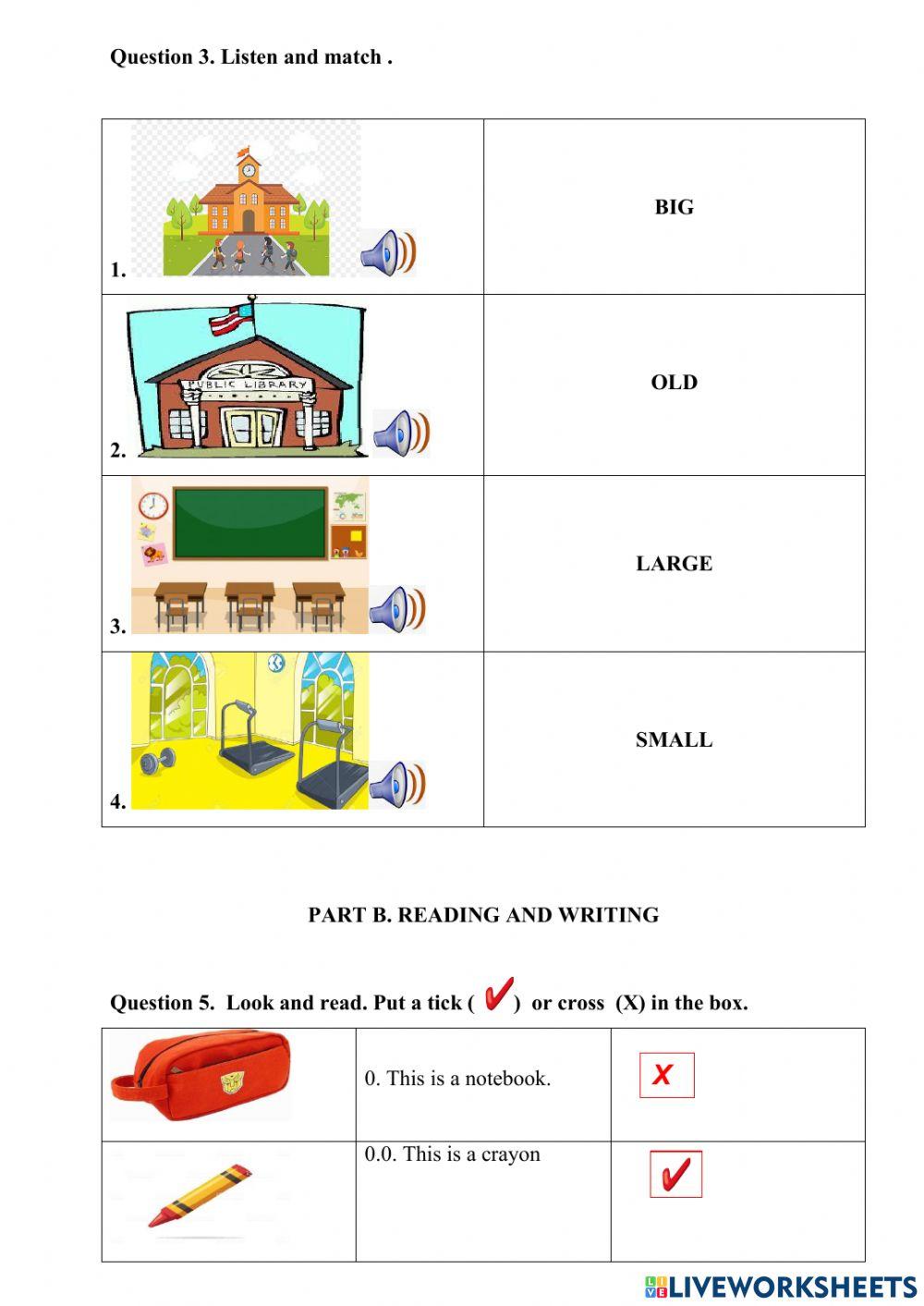 Thi thử E3hk1 online exercise for | Live Worksheets