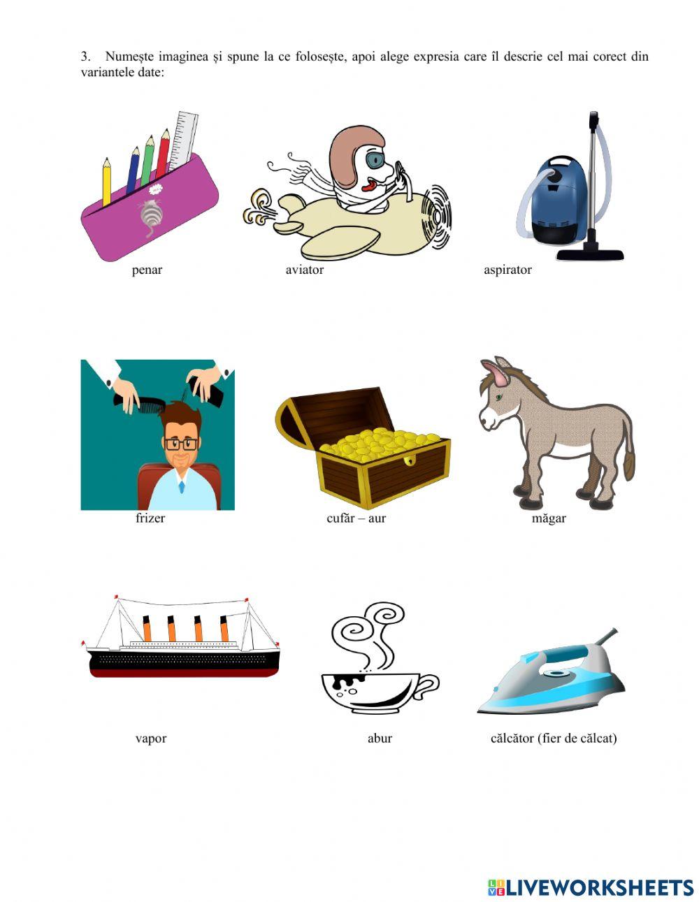 Sunetul R la finalul cuvintelor worksheet | Live Worksheets