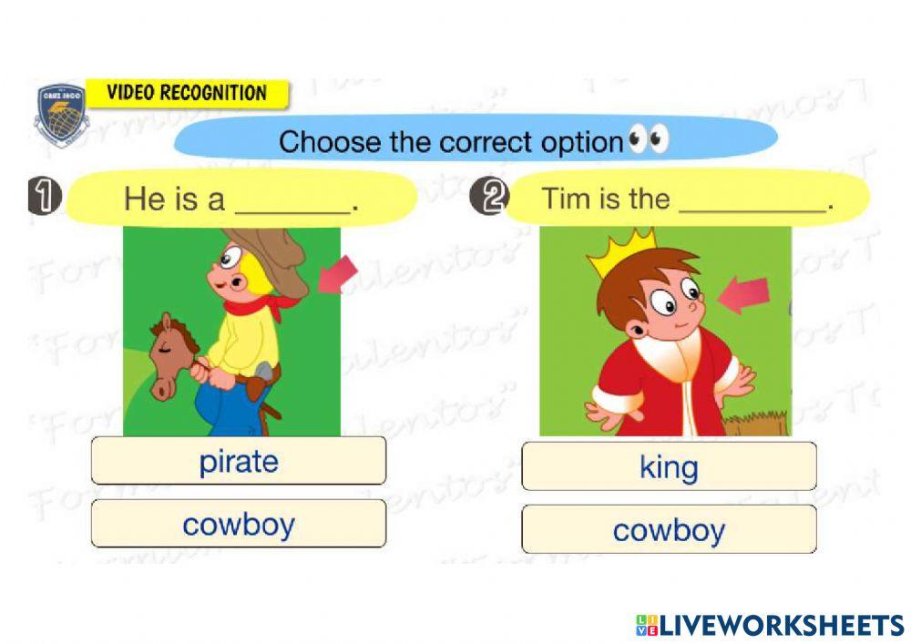 Characters- worksheet | Live Worksheets