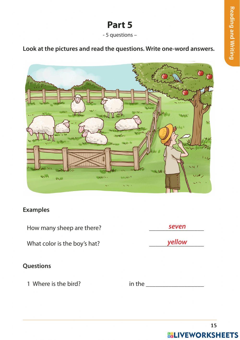 READING - WRITING TERM 1 TEST - PLAY 3509994 | Thi Hoa