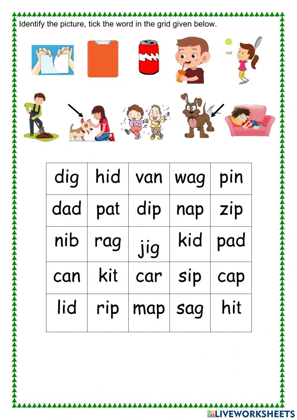 ENG 1 DEC SET 1 LKG B online exercise for | Live Worksheets