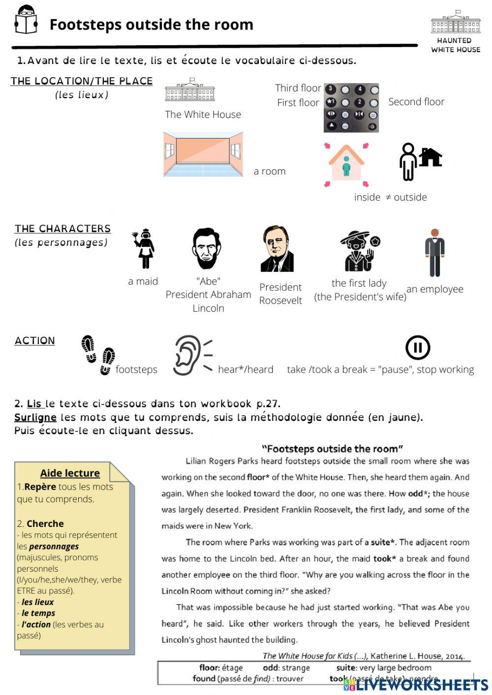 6795924 | SPOOKY WHITE HOUSE TALES - FOOTSTEPS OUTSIDE