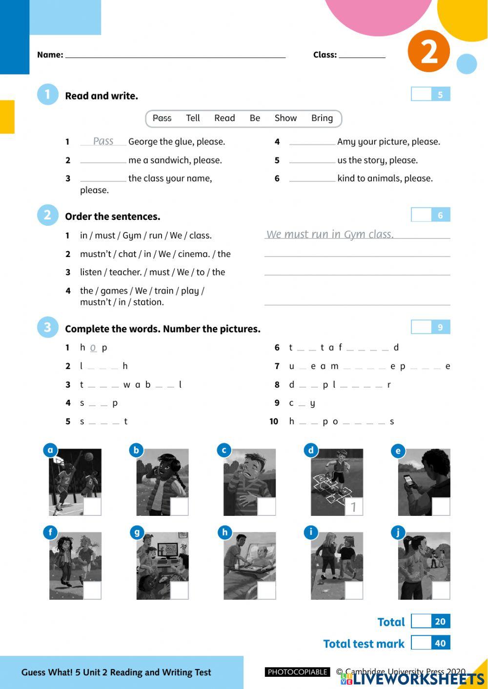 Guess What 5 Un… | Free Interactive Worksheets | 5264062