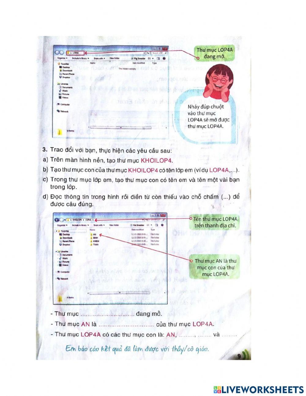 ONTAP LOP 4 BUOI 1 online exercise for | Live Worksheets