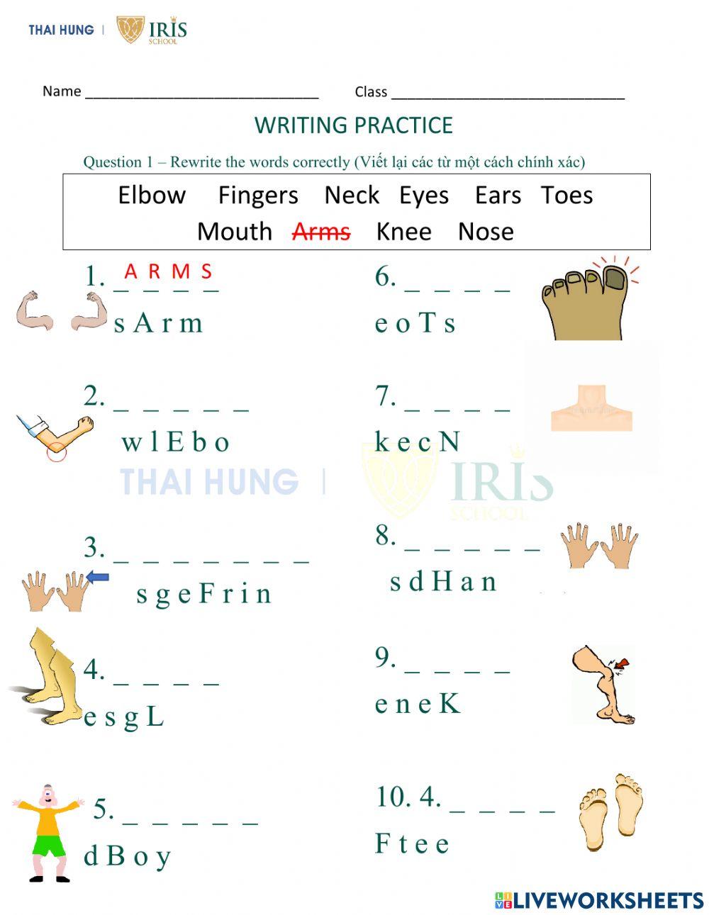 ODI 1 Writing practice 1625 | TeacherYanaIris | Live