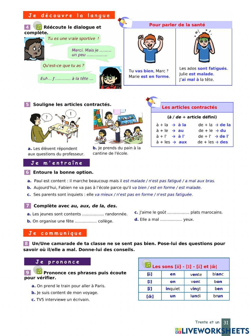 Article contrac… | Free Interactive Worksheets | 1740932