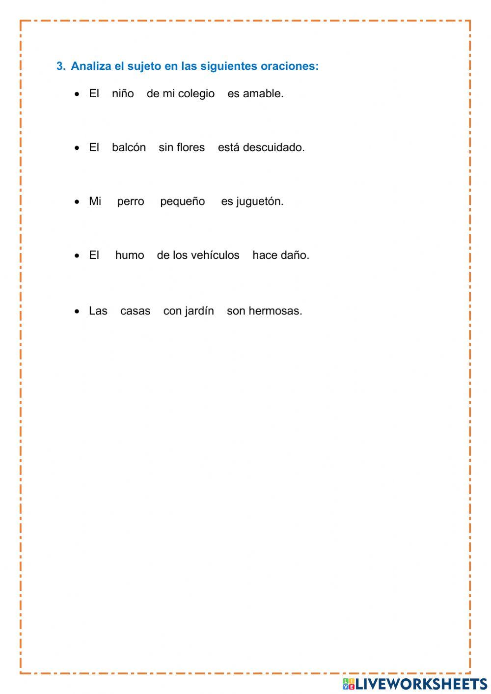 Examen de Comunicación online pdf worksheet | Live Worksheets