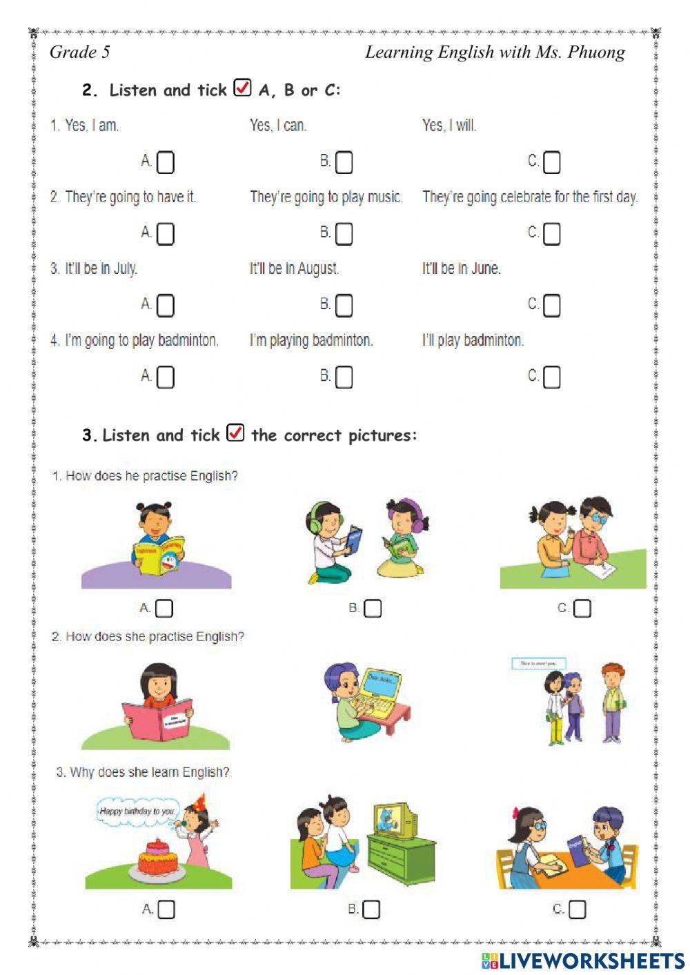 English 5 - Fin… | Free Interactive Worksheets | 1742049