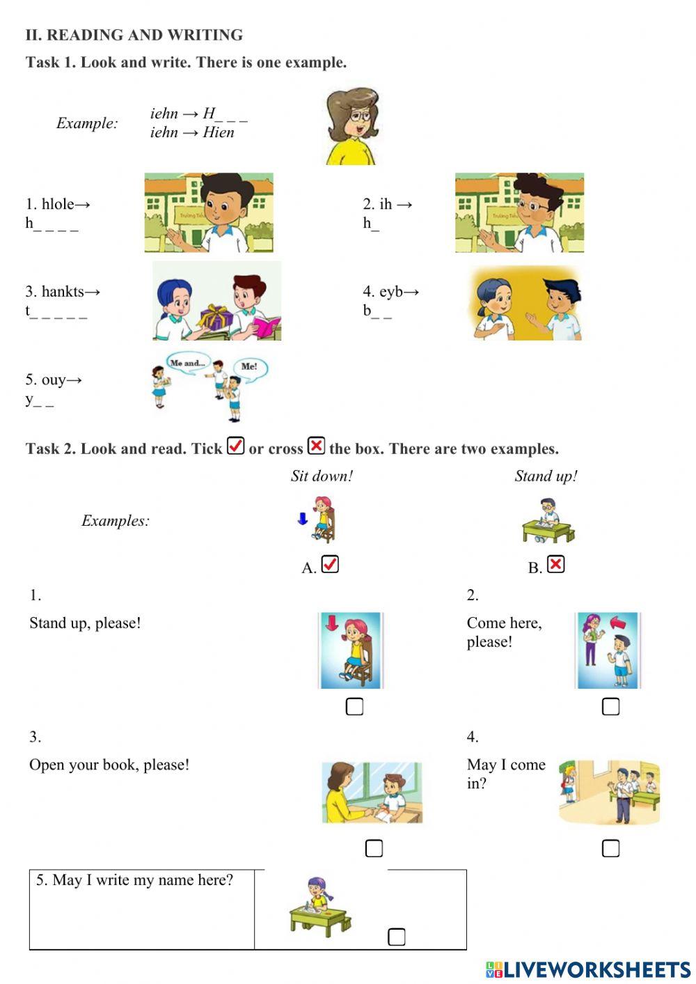 Hk1 grade 3 worksheet | Live Worksheets