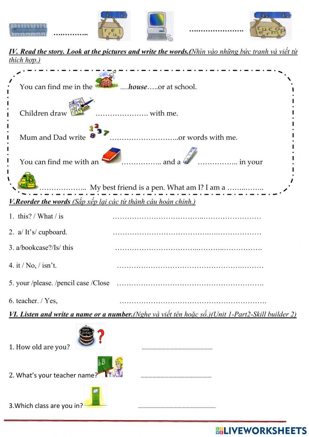 3A-Lesson 4-This is my keyboard worksheet | Live Worksheets