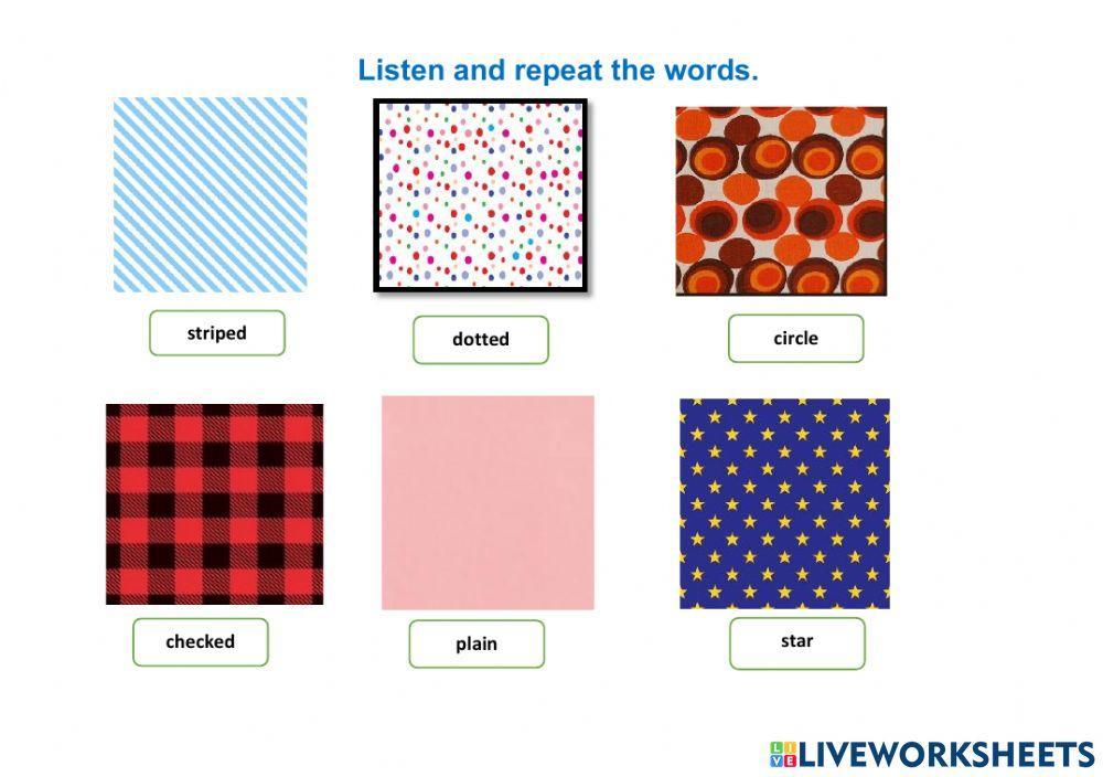 Patterns | LiveWorksheets | 1742791