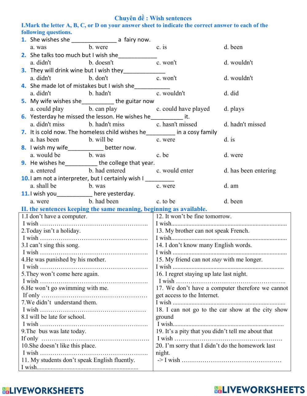 1743165 | Grade 8- WIsh sentences | moonenglish123