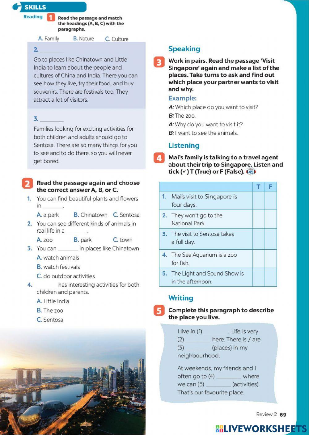 Av6-review 2 interactive worksheet | Live Worksheets