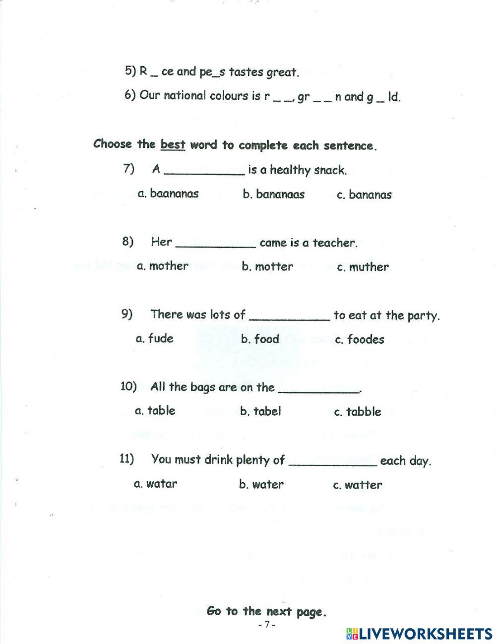 MCT PAST PAPER | Free Interactive Worksheets | 3993159