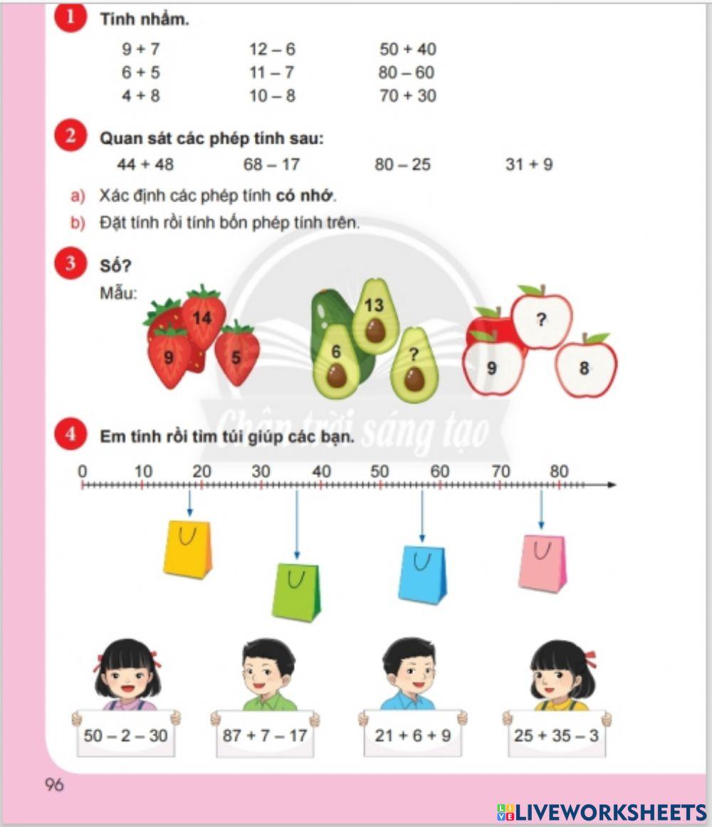 Toán-Tuần 14-Th… | Free Interactive Worksheets | 1744423