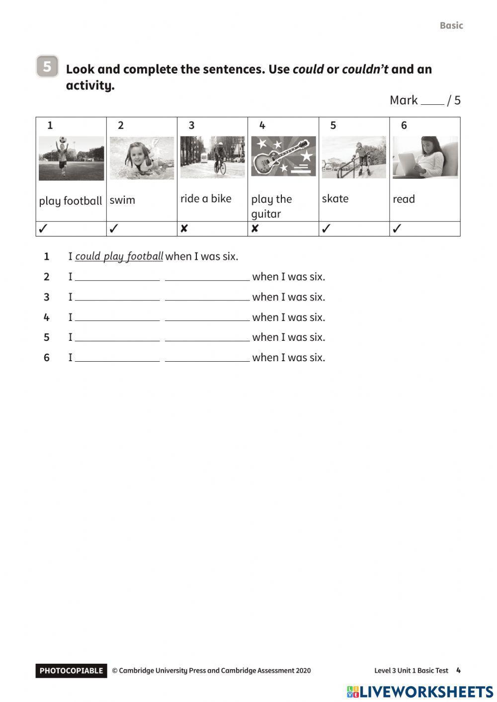 PEC L3 unit 1 - 2 new version online exercise for | Live Worksheets