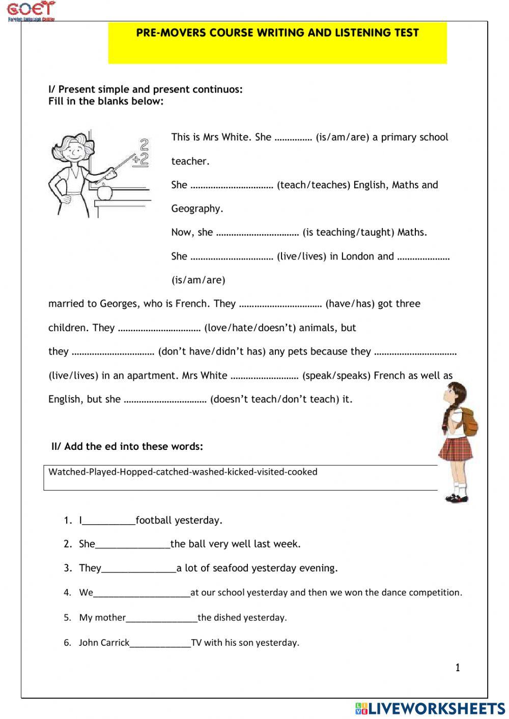 Pre movers test 2 1701243 | Huỳnh Bá Công Hậu