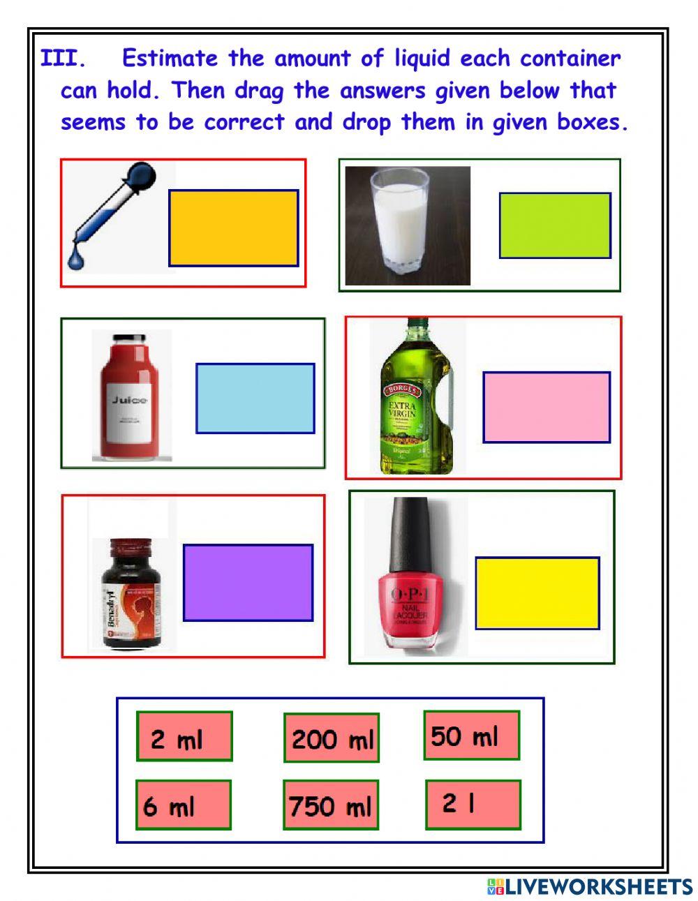Cl 2 Math wk sht 10-12-21, new online exercise for | Live Worksheets