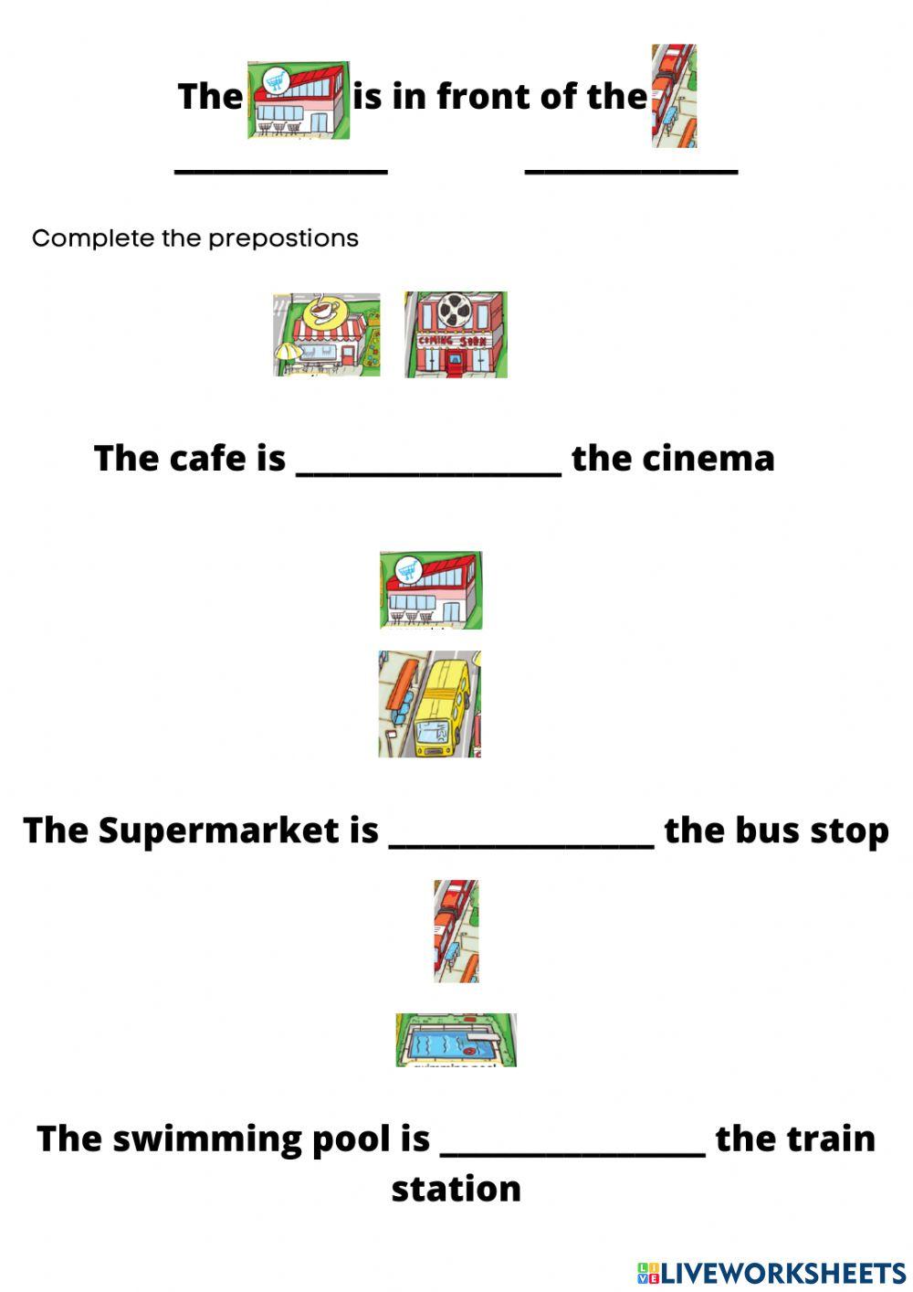 my town | Free Interactive Worksheets | 3500562
