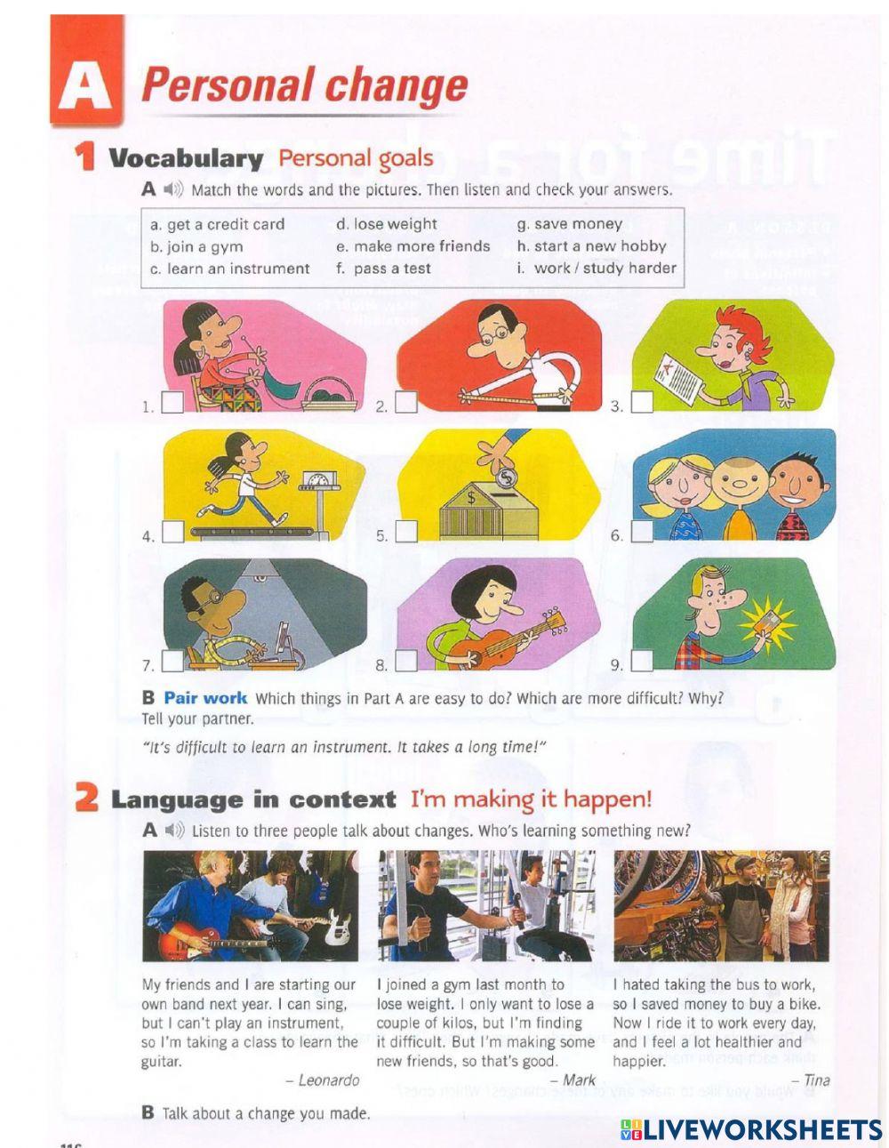 Level 2 unit 12… | Free Interactive Worksheets | 4207785