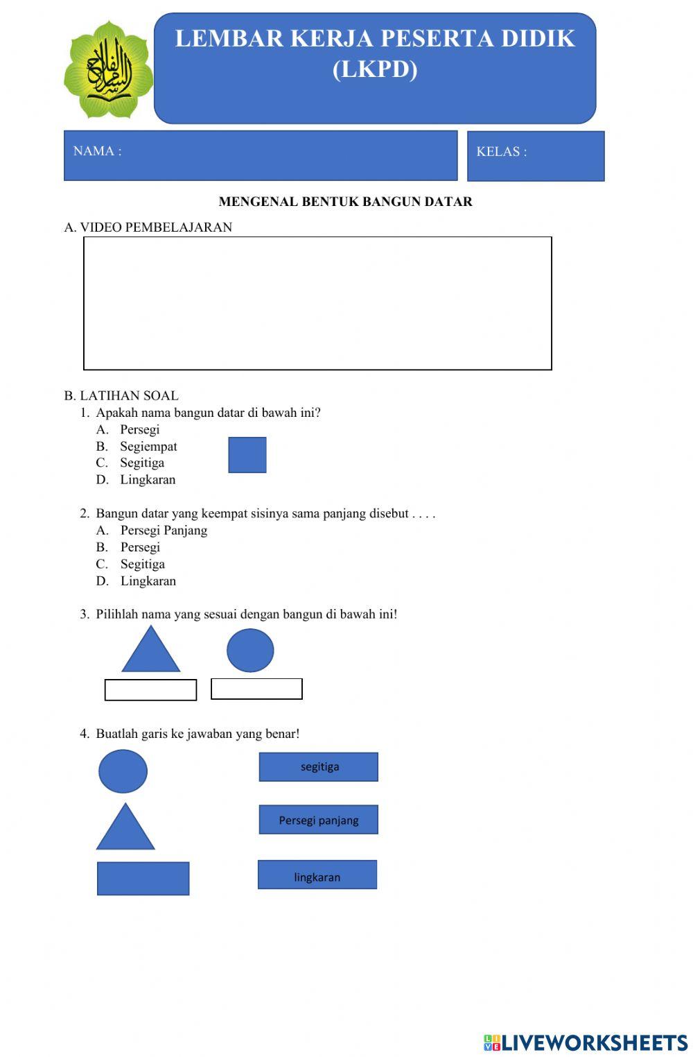 1745935 | Mengenal bentuk bangun datar | siti ummu kulsum