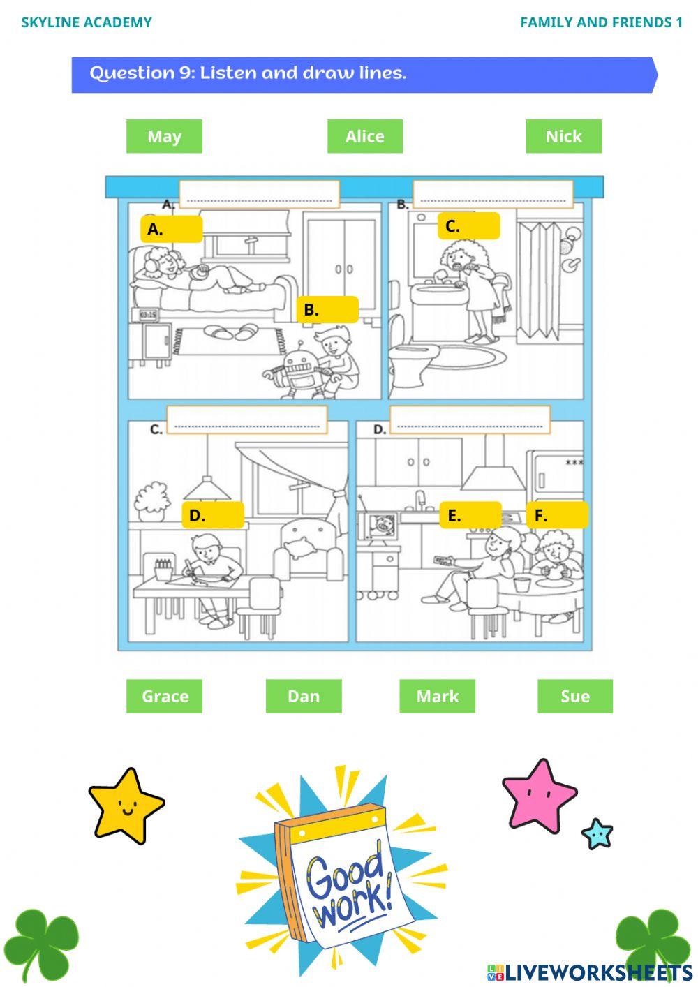 FF1- Test3 worksheet | Live Worksheets