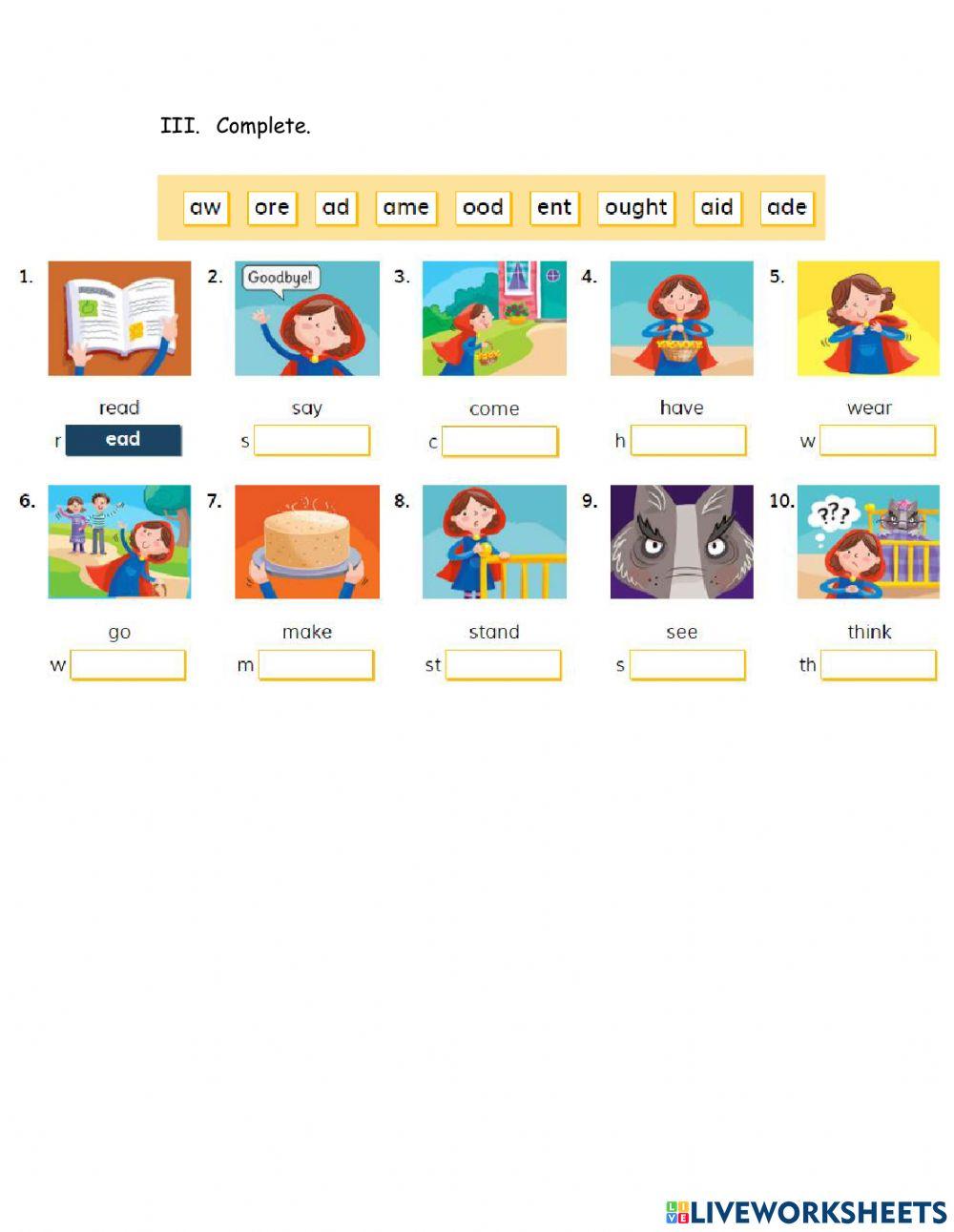 G3 English Midterm 2046 | mslaurathew | Live