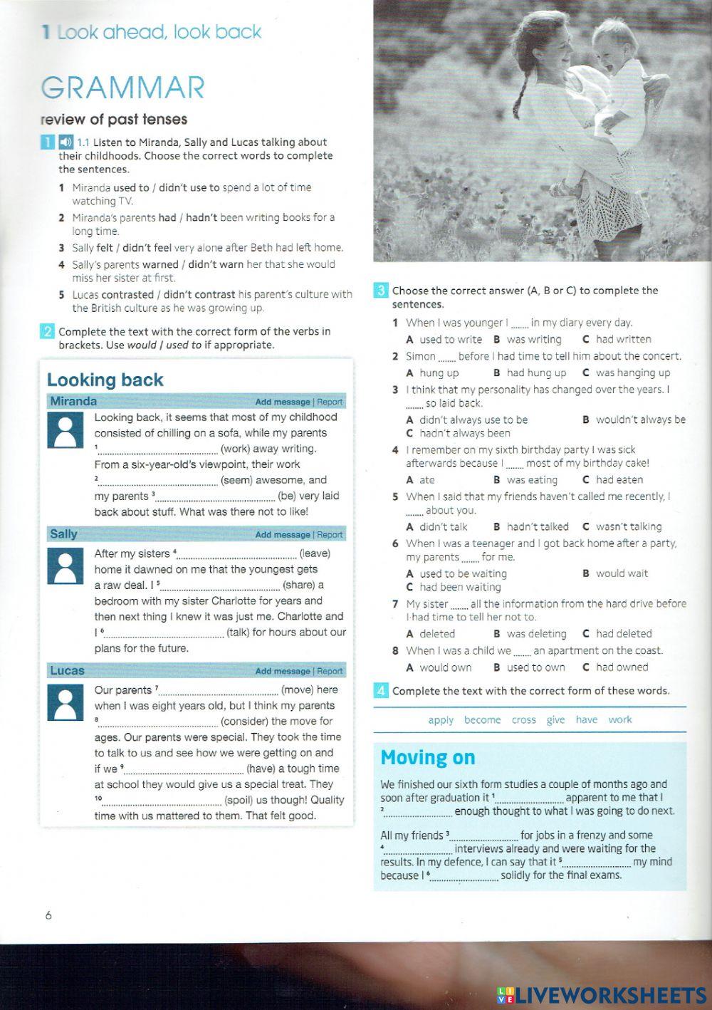 5266603 | past tenses C1 | KateRo7 | LiveWorksheets