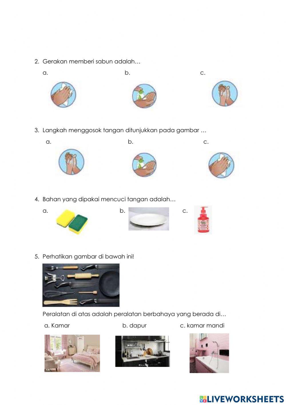 Ujian Susulan Onel progsus worksheet | Live Worksheets