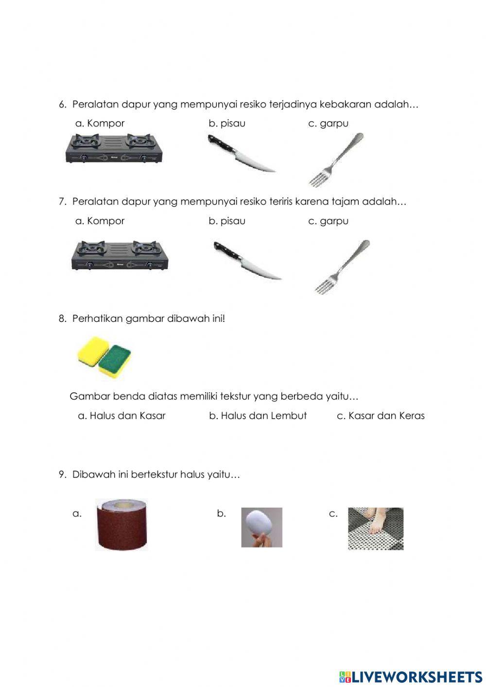 Ujian Susulan Onel progsus worksheet | Live Worksheets