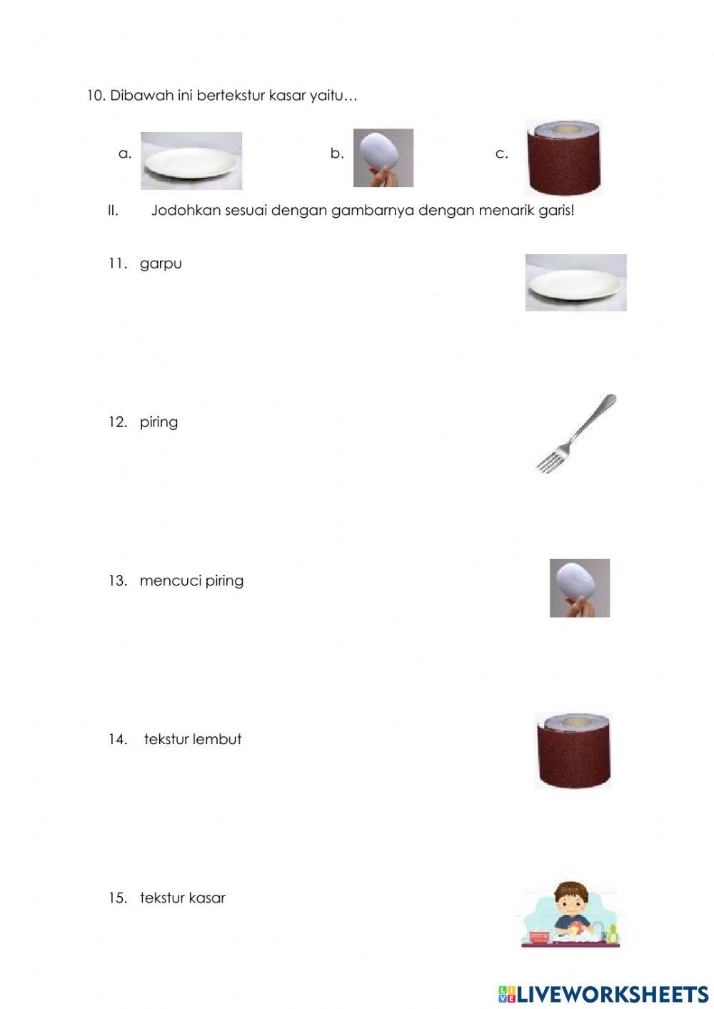 Ujian Susulan Onel progsus worksheet | Live Worksheets