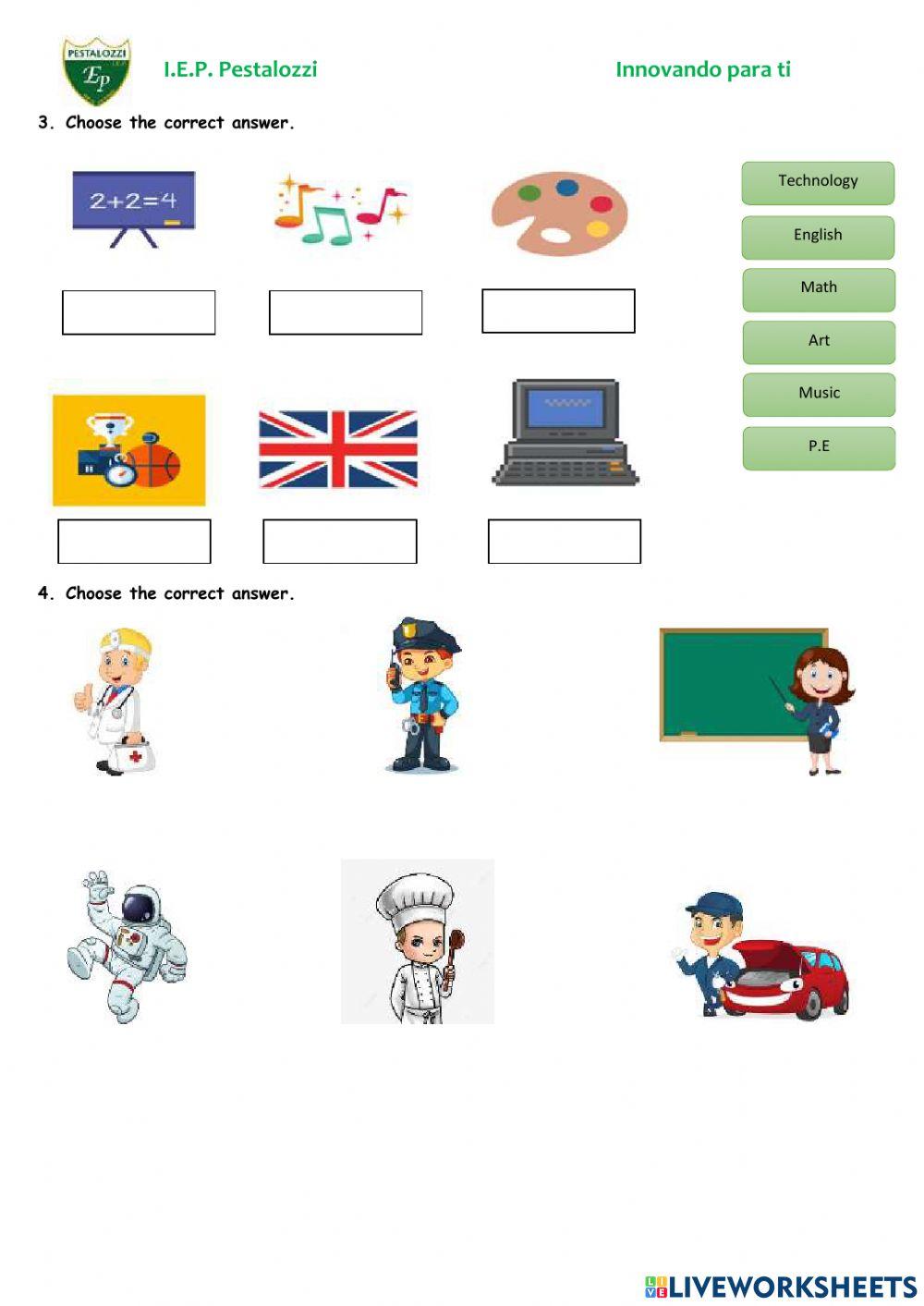 English test 2nd grade 1747110 | Robby Cornejo Oros