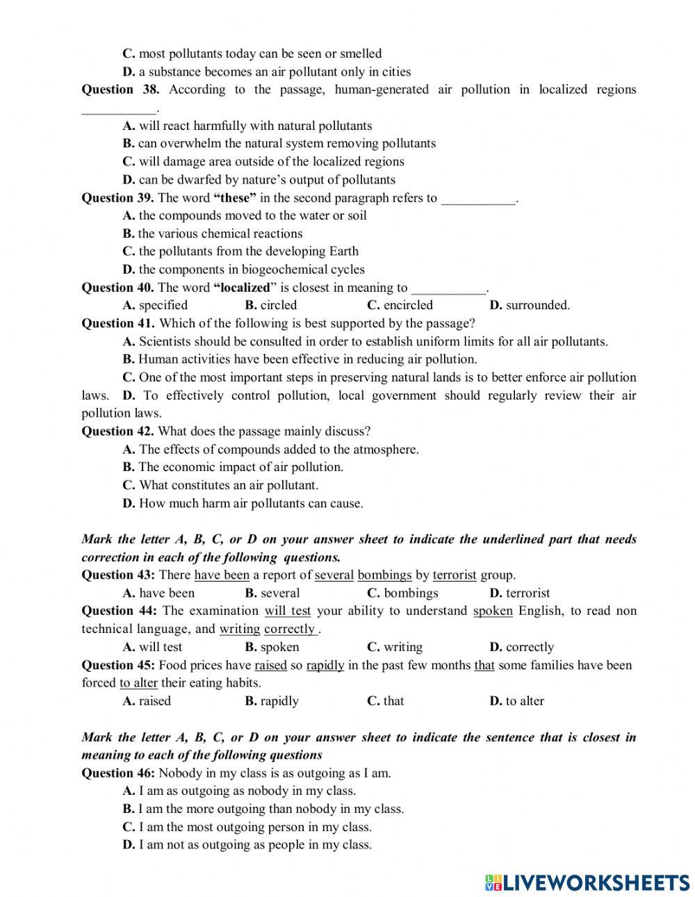 1747203 | Practice test 3 | Trần Thị Hồng Lân