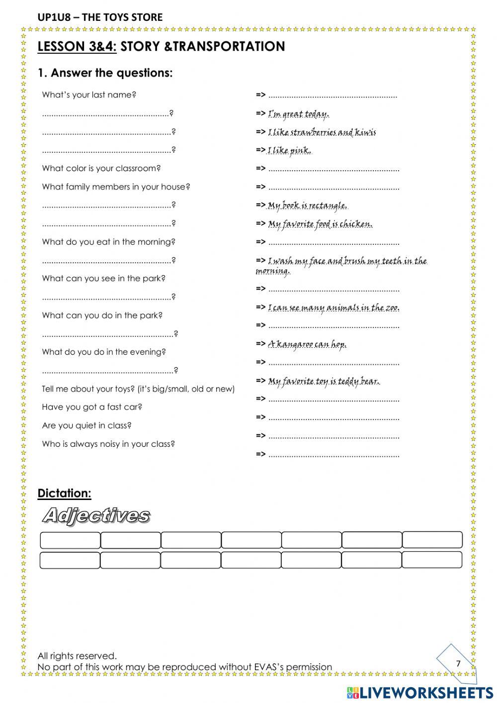 Unit 8 up 1 worksheet | Live Worksheets