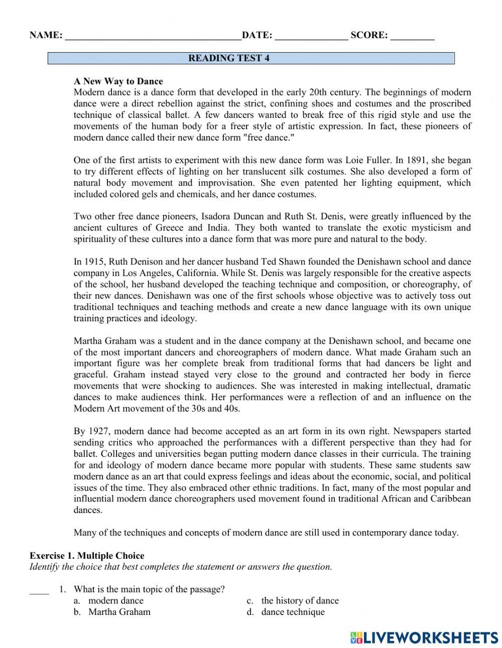 Grade 12- Reading Practice 1919 | Bui Hang | Live