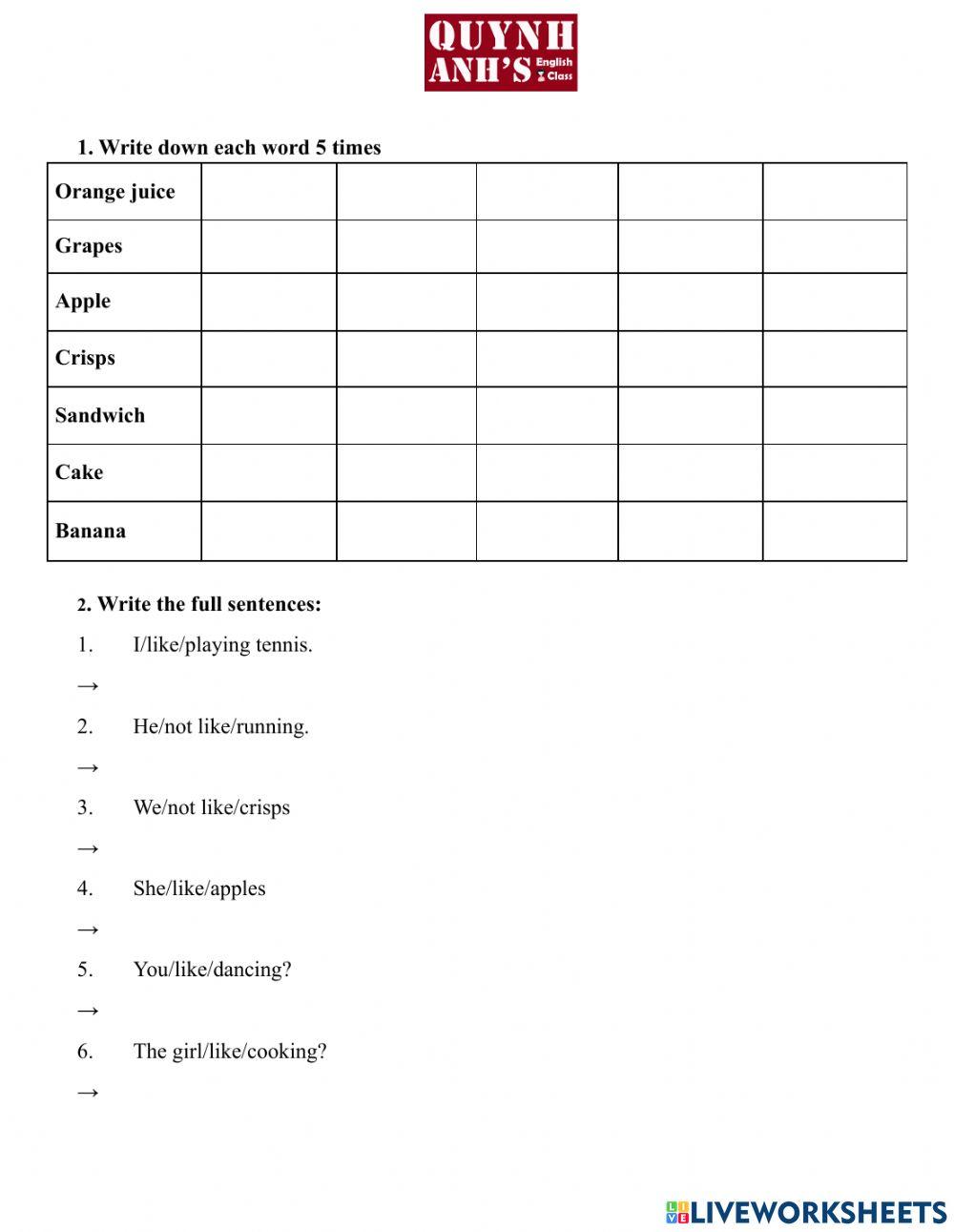 Reminder online pdf activity | Live Worksheets