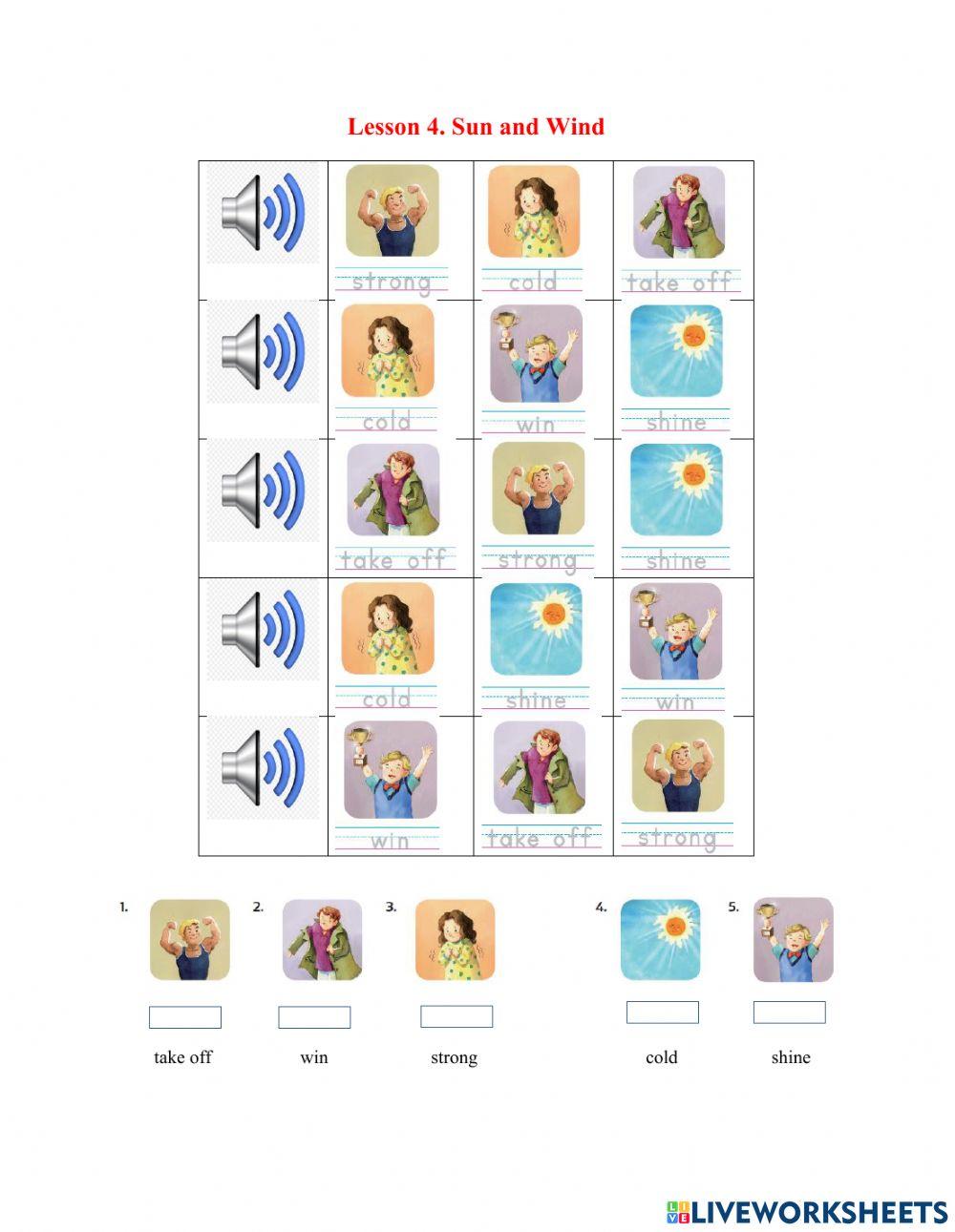 Lesson 4 lesson 4 activity | Live Worksheets