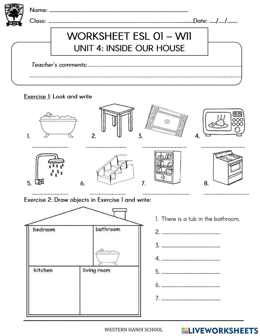 Ws1 exercise | Live Worksheets