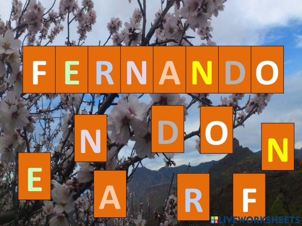 Las letras exercise | Live Worksheets