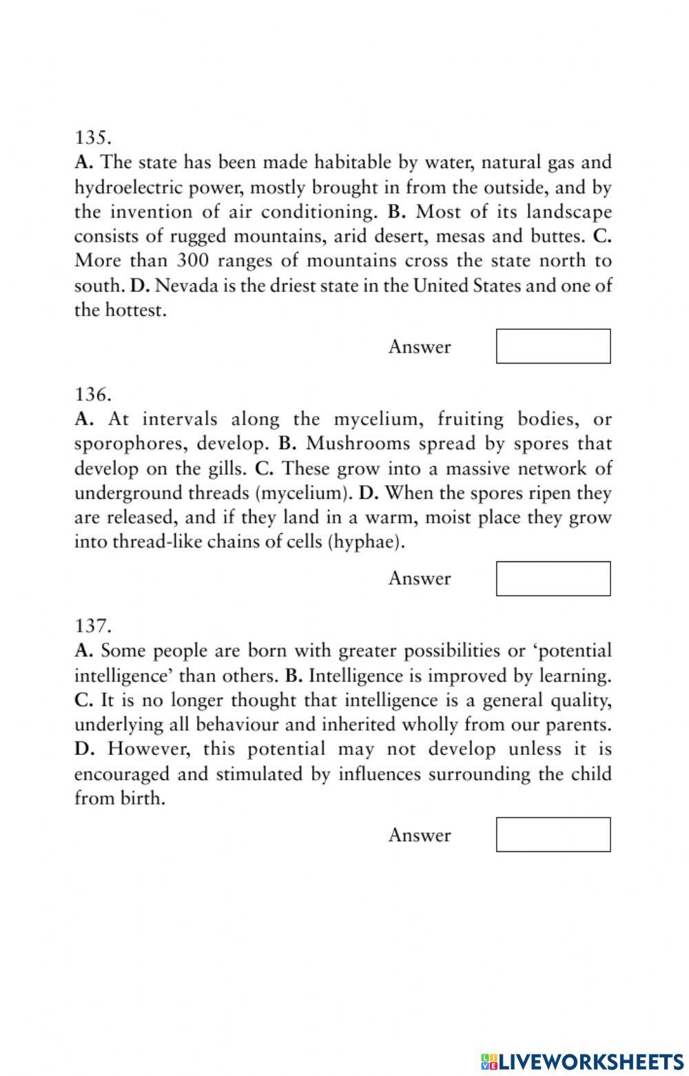 Day 3 Sentence order worksheet | Live Worksheets