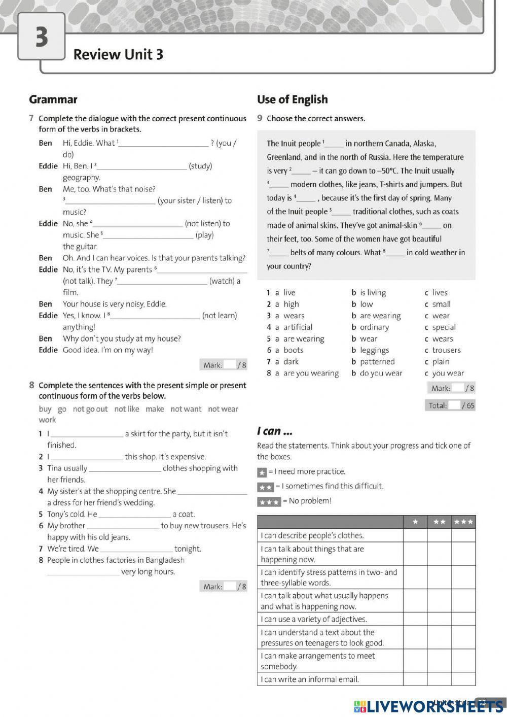 Unit 3 Test - Style 7164855 | Ekaterina Abramova | Live