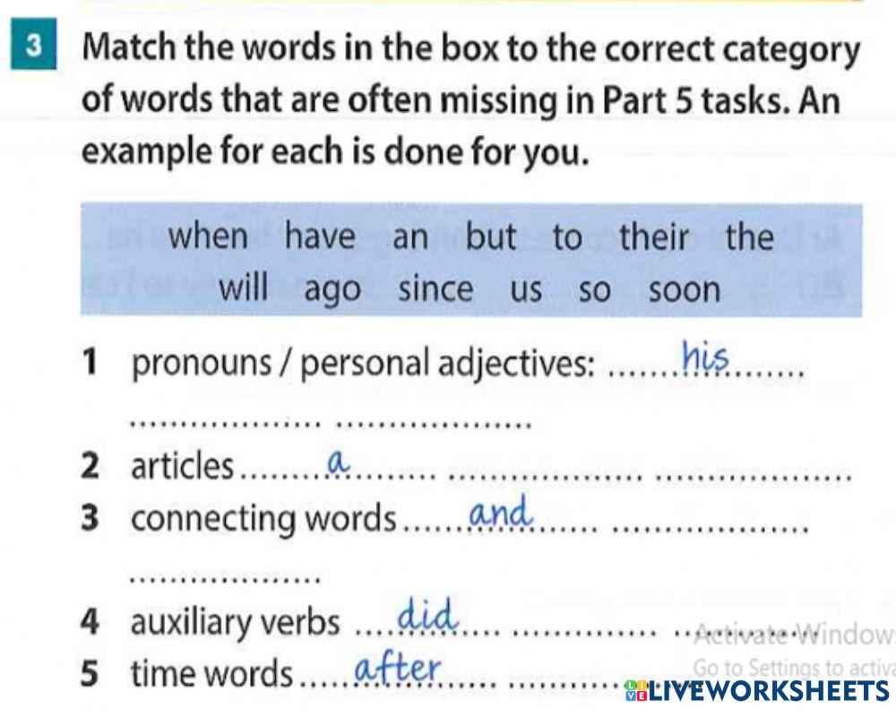 Unit 12 compact a2 worksheet | Live Worksheets