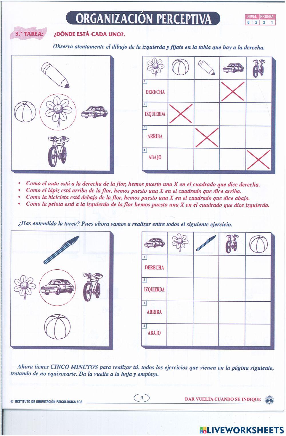 Razonamiento e2 worksheet | Live Worksheets
