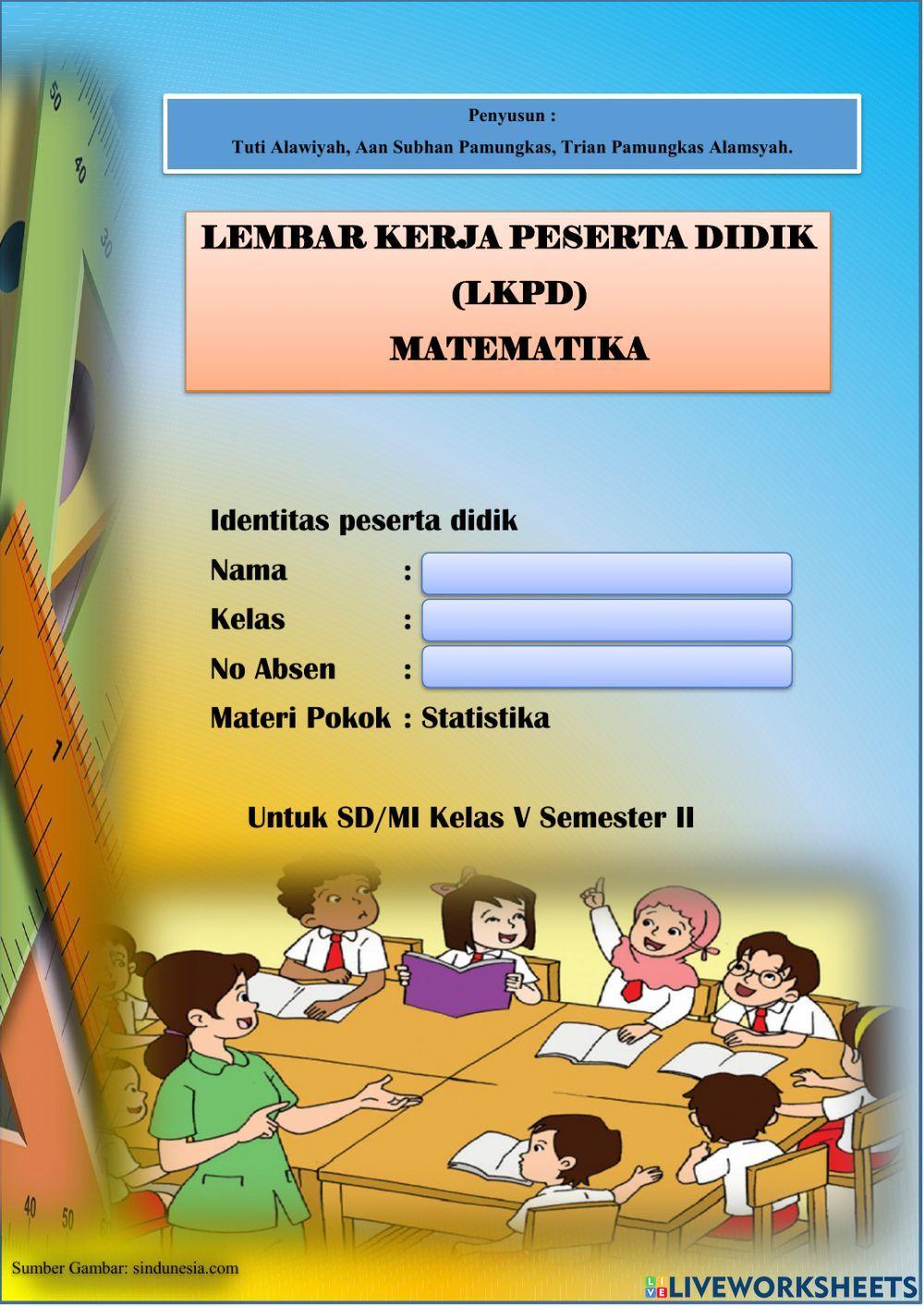 LKPD Matematika SD Kelas V online exercise for | Live Worksheets