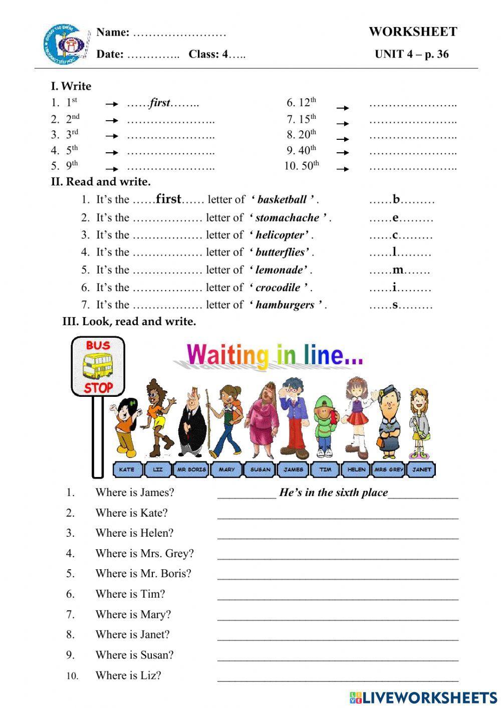 WS7 Unit4 p36.1 | Free Interactive Worksheets | 1753645