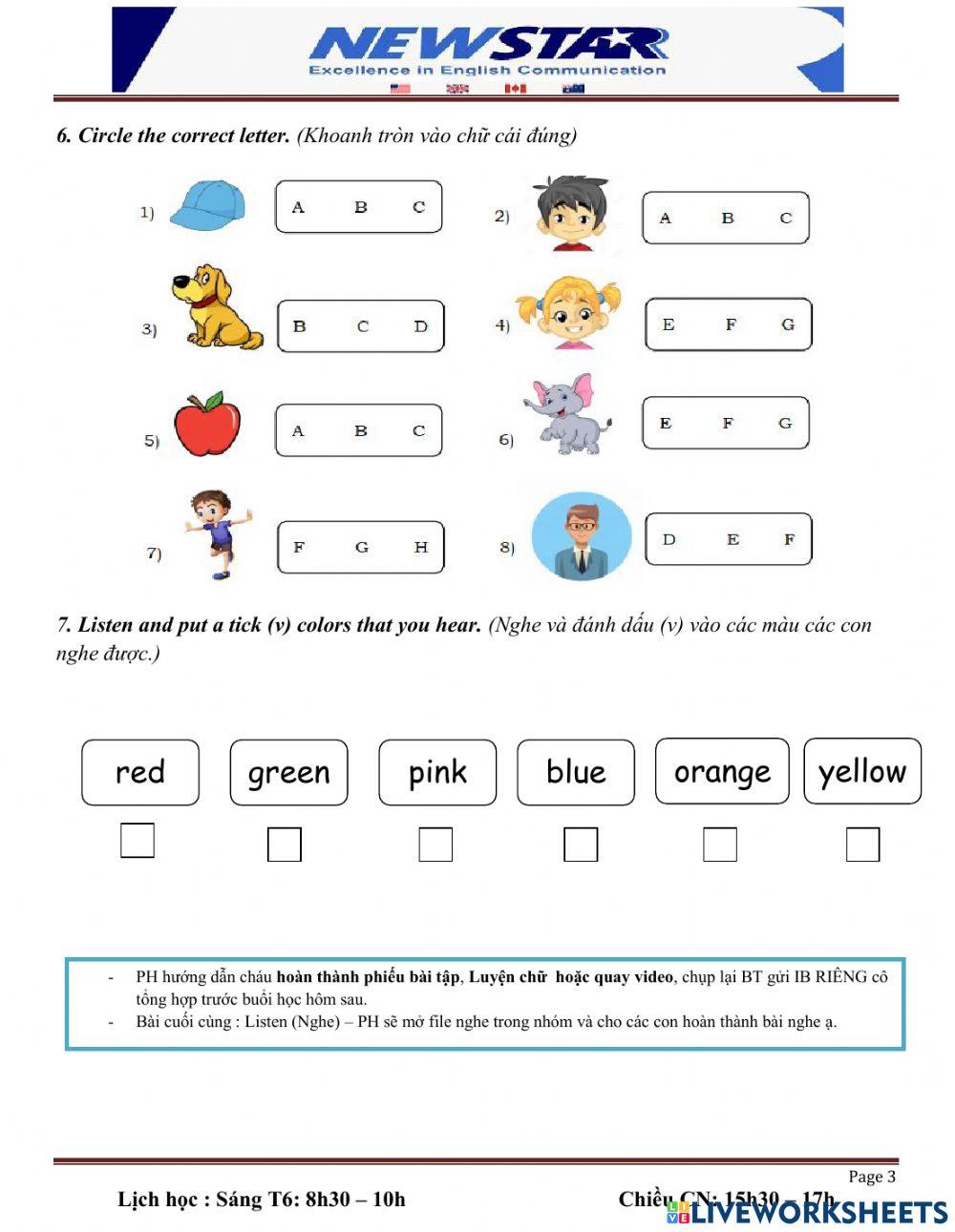 Lesson 4-G1:I'm a pupil worksheet | Live Worksheets
