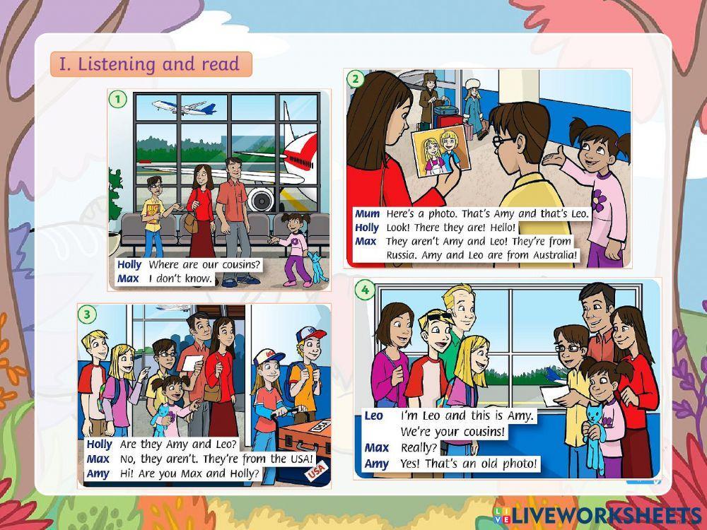 FF3 Unit 1 lesson 1 online exercise for | Live Worksheets