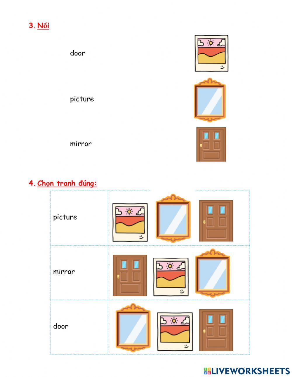 At home activity for 1 | Live Worksheets