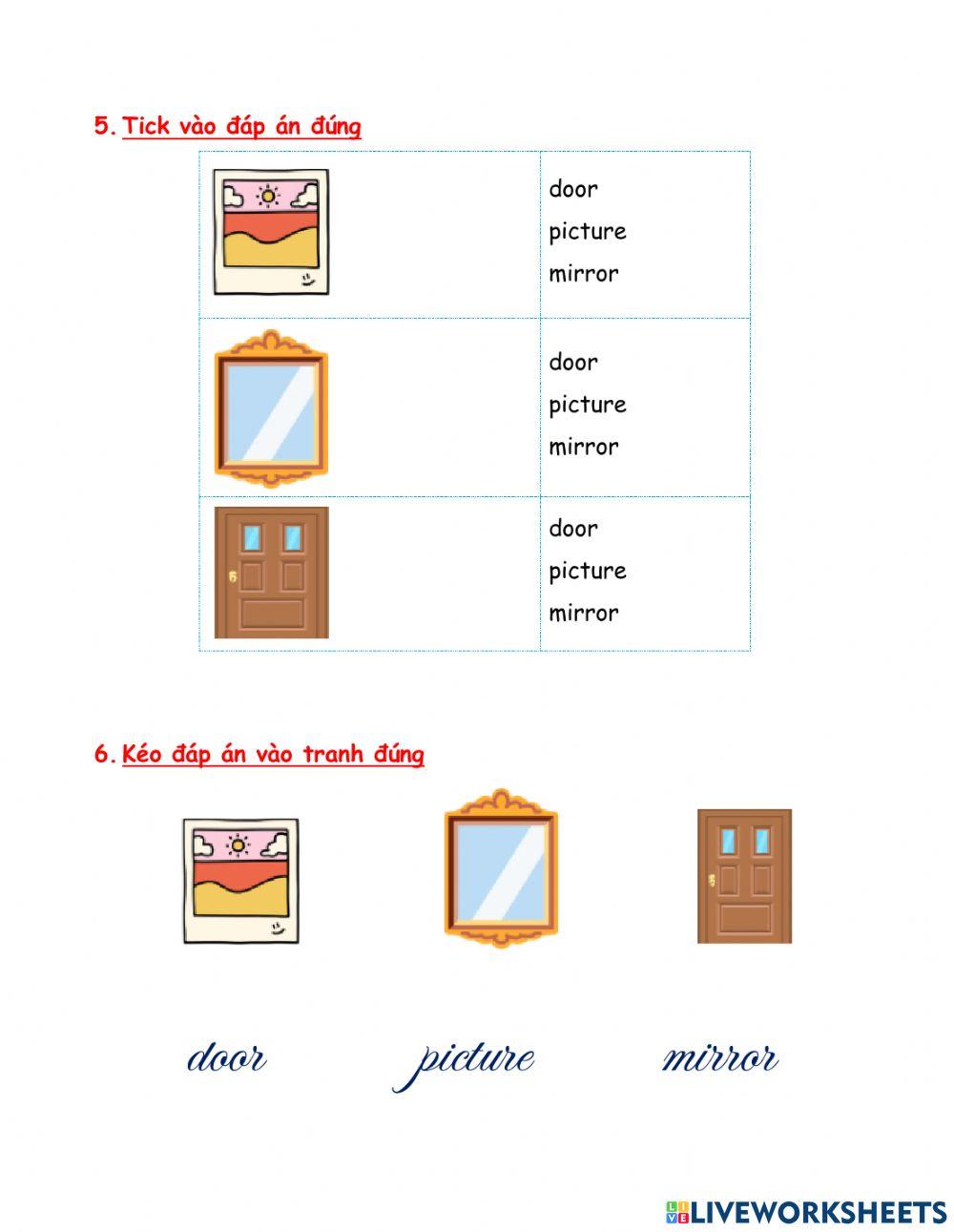 At home activity for 1 | Live Worksheets